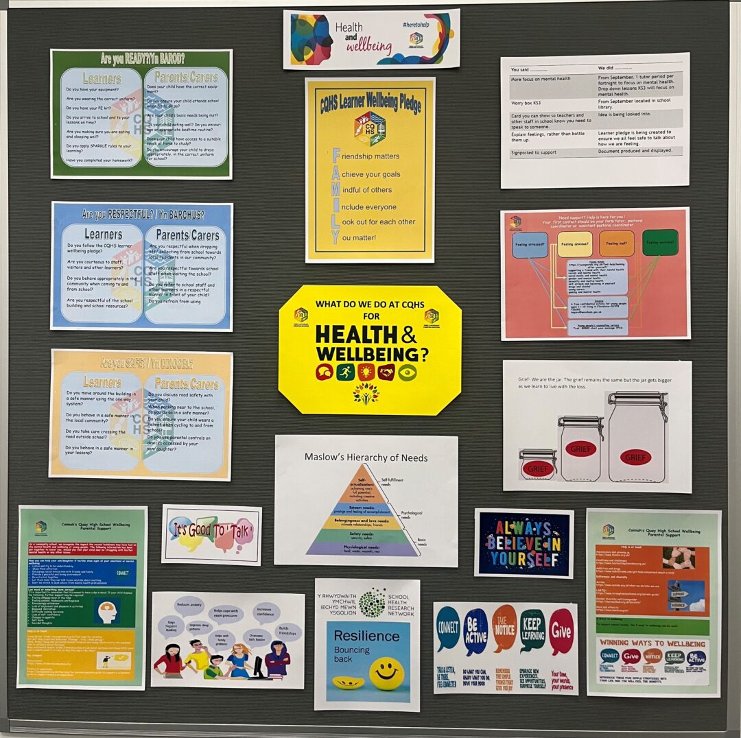 Learner and Parent Well-Being - Connah's Quay High School